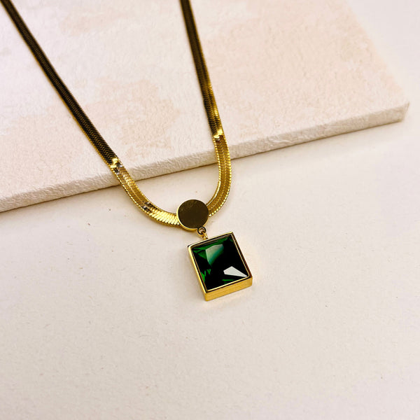 EMELIA PENDANT NECKLACE - GOLD– Jewel Bunny